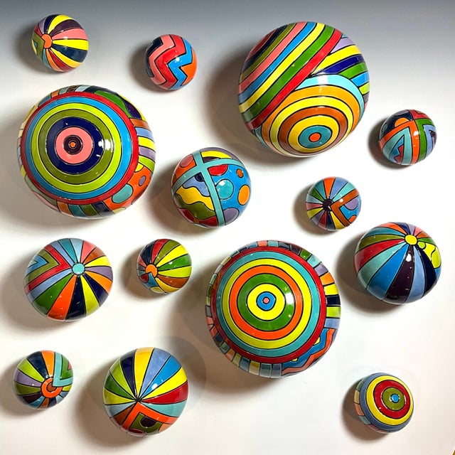 SuperBrights Grand Collection, up to 17 different colors on each piece.